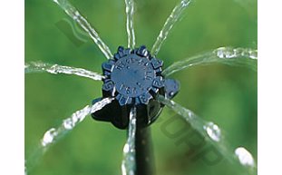 POOL360 | 360° Dial-a-Flow™ 1/4" Barb Emitter 0-20.0 GPM 100 per Bag