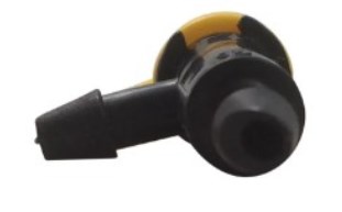 POOL360 | Black/Yellow Take-Apart Super-Flo™ Emitter Laminar Flow 4GPH ...