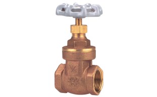 POOL360 | Ti8 1.5" Brass Full Port Gate Valve with Threaded Ends