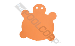 POOL360 | Turtle Play Raft Orange 36" x 36"