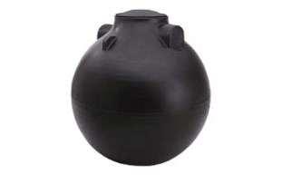 POOL360 | 300 Gallon Low Profile Spherical Septic Tank