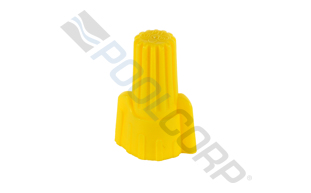POOL360 | Yellow Winged Wire Connector with Quick-Grip Spring 500 per Bag