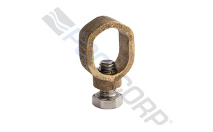 POOL360 | 3/8" Silicon Bronze Grounding Rod Clamp