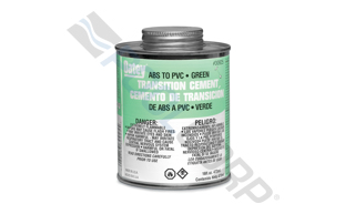 POOL360 | 16 Ounce ABS To PVC Transition Green Cement