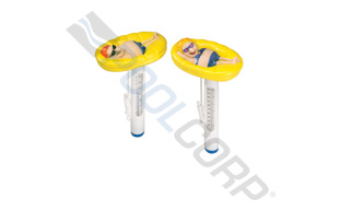 POOL360 | 2PC FLOATING SUNBATHER THERMOMETER