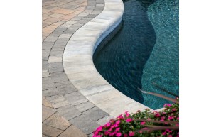 POOL360 | 4" x 9" x 2 3/8" Bullnose 6cm Red Coping