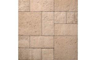 horizon | 30mm 3-Piece Travertino Paver Ivory