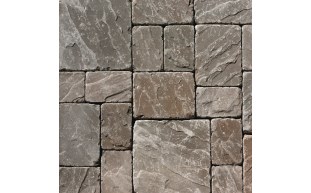 POOL360 | 5" x 8" 70mm Slaton Plus Tumbled Paver Blu Iron