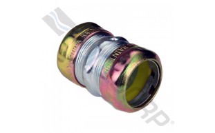 POOL360 | 1" Steel EMT Rain-Tight Compression Coupling