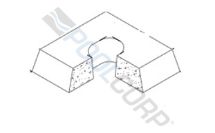 POOL360 | M30SBA Square Sprinkler Block
