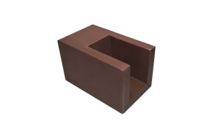 POOL360 | 8" Copper U-Shaped Scupper