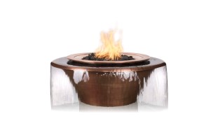 POOL360 | 36" Copper Match Lit 360 Degree Spill Cazo Natural Gas Fire ...