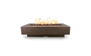 POOL360 | 60" x 28" x 15" Del Mar Chocolate Match Lit Liquid Propane ...