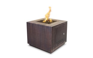 horizon | 42" Hammered Copper Powder Coated Natural Gas IID Forma Fire Pit