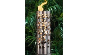 POOL360 | 3.75" x 14" Stainless Steel Shotgun Fire Torch with TOP Base NG