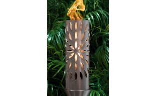 POOL360 | 3.75" x 14" Stainless Steel Sunshine Fire Torch with TOP Base LP