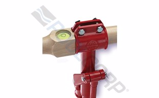 POOL360 | Wooden Handle for Hole Cutter with Built-In Bubble Level