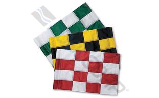 POOL360 | Red/White Checkered Tube Style Regulation Flags