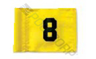 POOL360 | Black/Yellow Checkered Practice Green Jr. Flags