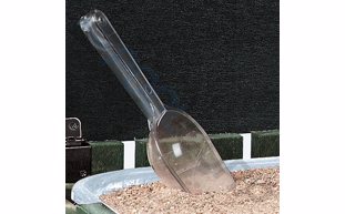 POOL360 | 16 oz Clear Hand Scoop