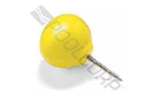 POOL360 | Yellow Plastic Spherical Tee Marker