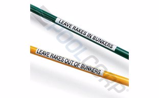 POOL360 | Leave Rakes in Bunkers Handle Decals