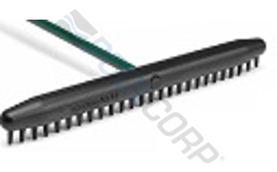 POOL360 | 25" Hunter Green Ace II™ Bunker Rake with 54" Aluminum Handle