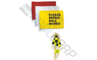 POOL360 | Red Pin Placement Indicators for 1/2" Fiberglass Flagsticks