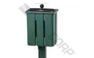 POOL360 | Black Single Post Mounting Kit for Tee Pro™ Ball Washer