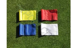 POOL360 | Red Solid Tube Style Regulation Flags