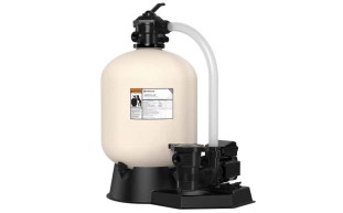 POOL360 | 1 Speed Sand Dollar® SD35 Above Ground Filtration System without Hose Kit 1 HP