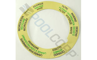 POOL360 | Top Mount Valve Label