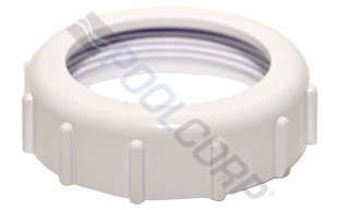 POOL360 | White PVC Bulkhead Adapter Nut
