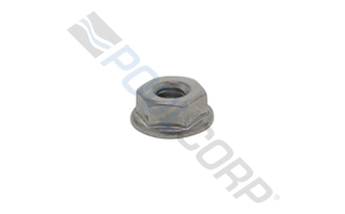 POOL360 | #10-24 Stainless Steel Serrated Flange Nut