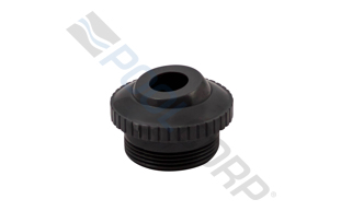 POOL360 | 3/4" Opening Threaded Directional Eyeball Dark Gray with 1.5" MPT Valve