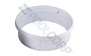 POOL360 | White Bermuda™ Gunite Skimmers Deck Extension Collar