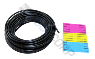 POOL360 | Kit Chem Tube 100 Ft With Labels