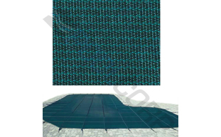 POOL360 | 22' x 42' Green Mesh Rectangle Safety Cover for 20' x 40 ...