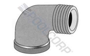 POOL360 | .75" FPT x MPT Brass Street Elbow