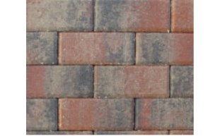POOL360 | Paverscape 30mm 4" x 8" Brickscape Paver Crimson Blend