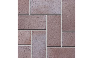 POOL360 | 3-5/8" x 1-1/4" x 7-5/8" #758 Brown Flashed Modular Split Paver