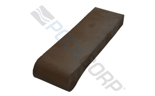 POOL360 | 3-5/8" x 1-1/4" x 12-1/2" SGBF Brown Flashed Safety Grip Coping