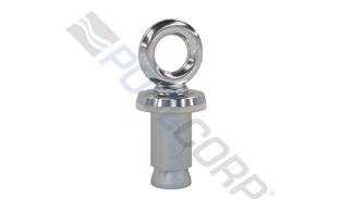 POOL360 | Chrome Plated Bronze Concrete Rope Eye with Lead Sleeve