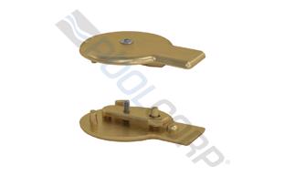 POOL360 | ANCHOR COVER BRASS TWO PIECE WITH SCREW