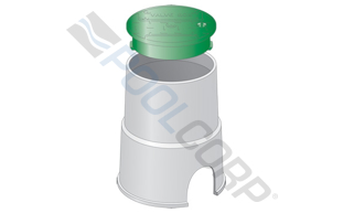 horizon | 6" Round Purple Reclaimed Water Economy Box with Purple Lid