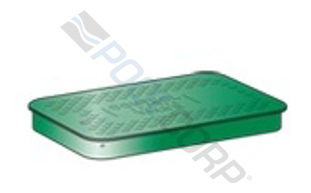 POOL360 | 12" Brown Mulch Jumbo Control Valve Lid