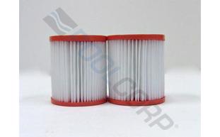 POOL360 | 3-1/16" Diameter 3 SqFt Replacement Filter Cartridge Pair