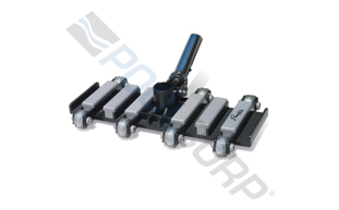 POOL360 | 14 1/2" Pro Heavy-Duty Gunite Flex Vacuum with Deluxe Wheels