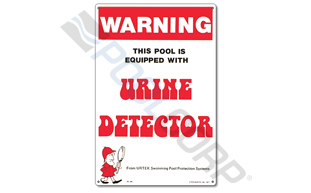 POOL360 | 12" x 18" Warning - Urine Detector Sign