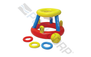 POOL360 | Water Basketball With Ring Toss Game